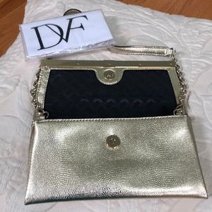 Diane Von Furstenberg | Bags | Nwt Gorgeous Dvf Clutchshoulder Bag ...